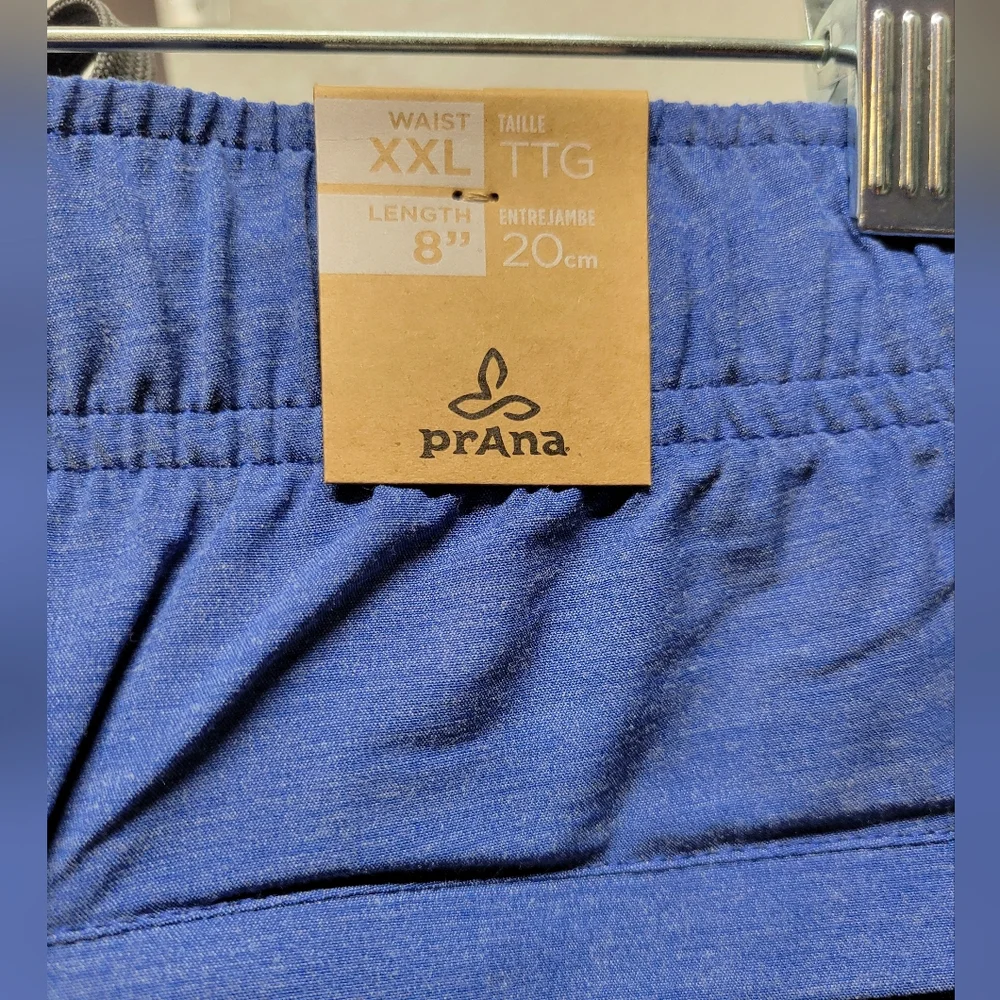 Prana | Shorts | Prana Metric Ewaist Short Rich Sapphire Xxl Nwt | Poshmark